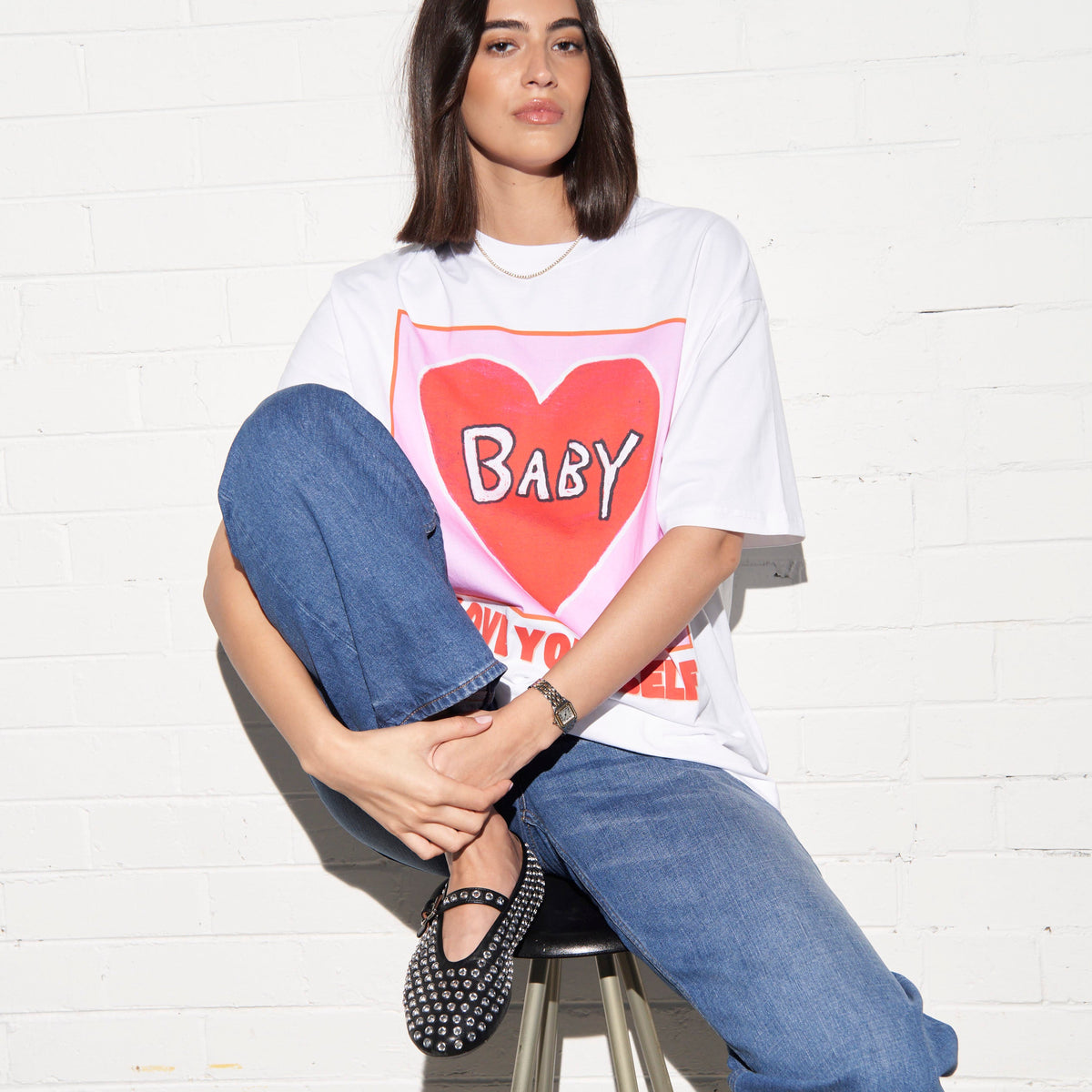 Baby, Love Yourself Oversize Tee – MAKU THE LABEL